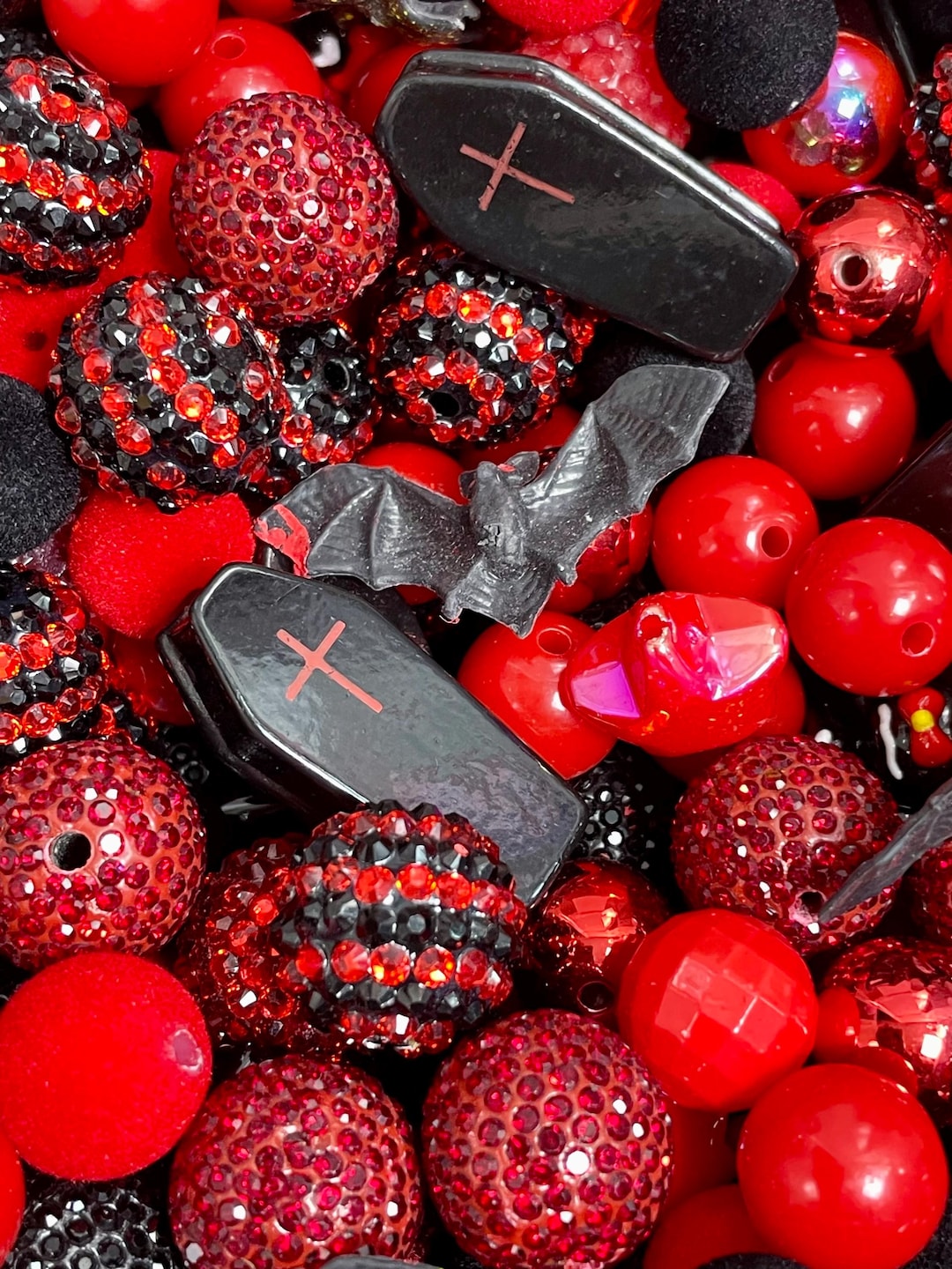 Vampire Bead Mix: Gothic DIY Craft Supplies for Jewelry & Pens - Etsy