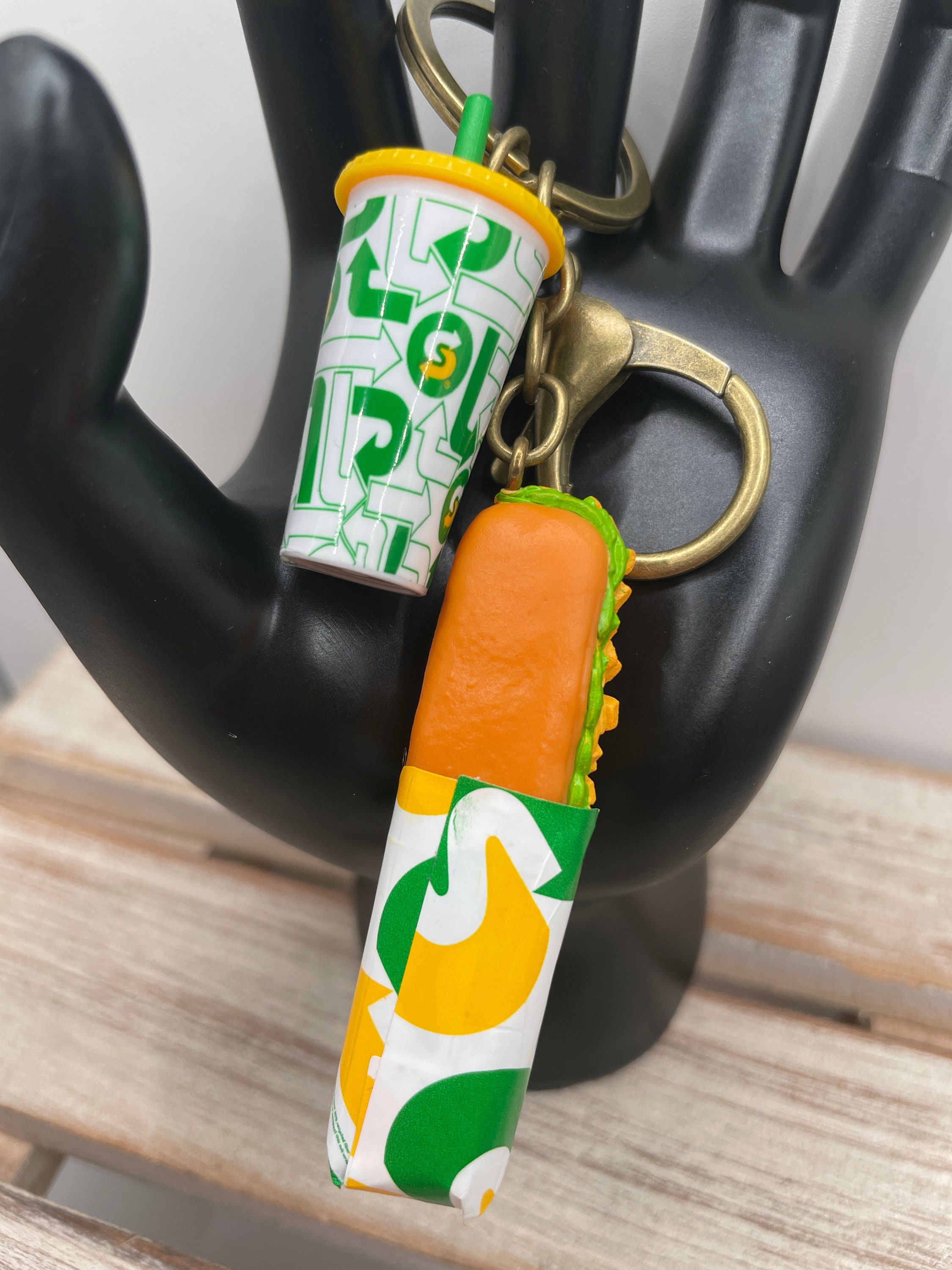 Chicken Sandwich Keychain, Mini Brands, Mini Soda Keychain, Gag Gift ...