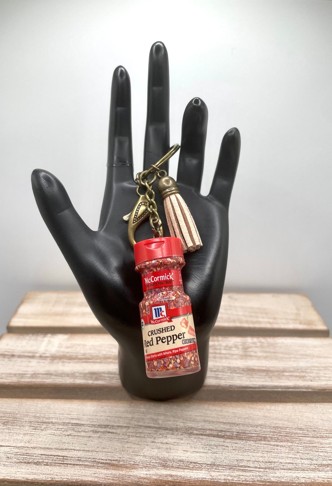 Mini Red Pepper Flakes Keychain, Mini Food Brands Keychain, Crushed Red Pepper, Fun Gifts ...