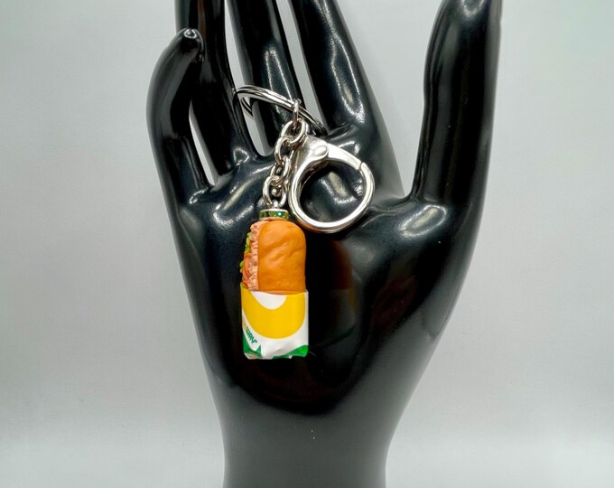 Mini Tuna Sub Keychain, Mini Sub Keychain, Tuna Keychain, Miniature ...