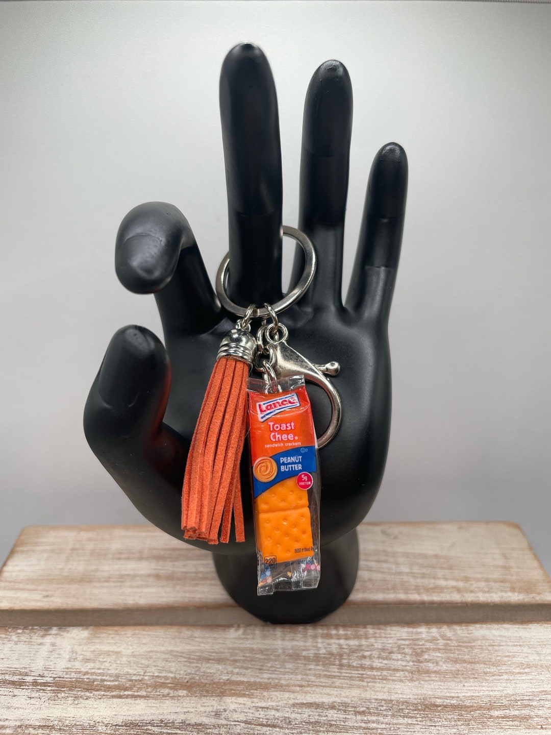 Peanut Butter Cracker Keychain, Miniature Keychains, Gag Gift, Mini ...