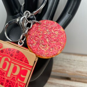 Mini Pizza Keychain, Mini Pizza, Mini Food Keychain, Mini Pizza ...