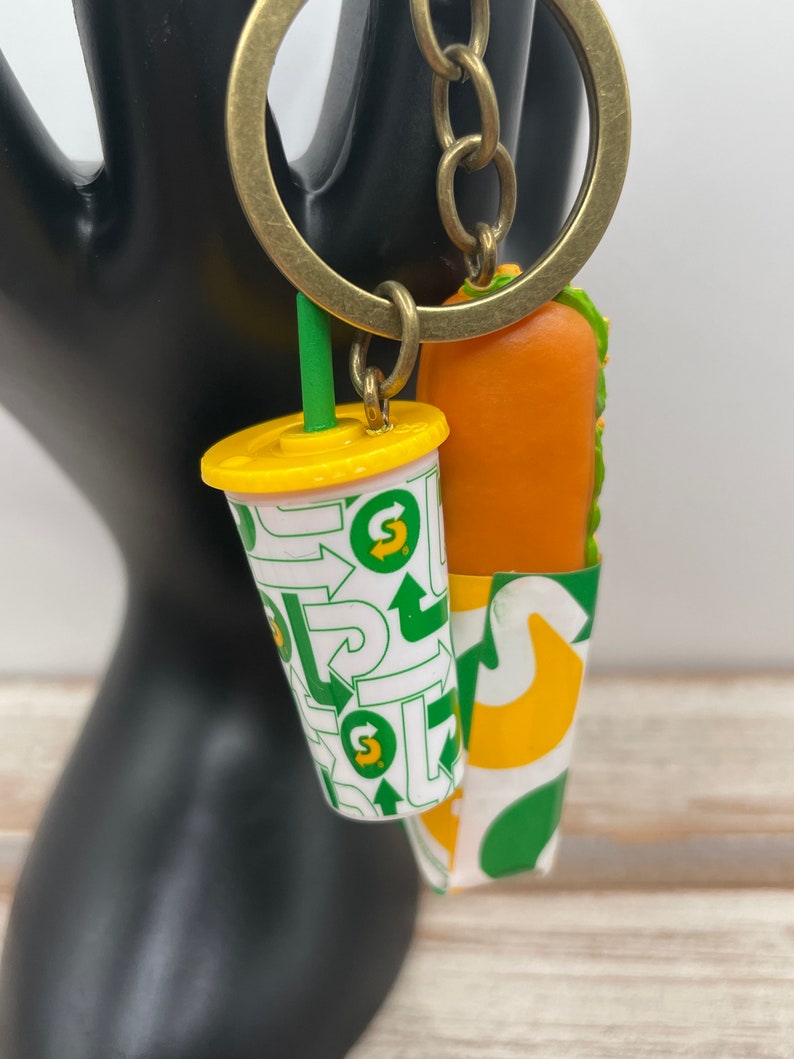 Chicken Sandwich Keychain, Mini Brands, Mini Soda Keychain, Gag Gift ...