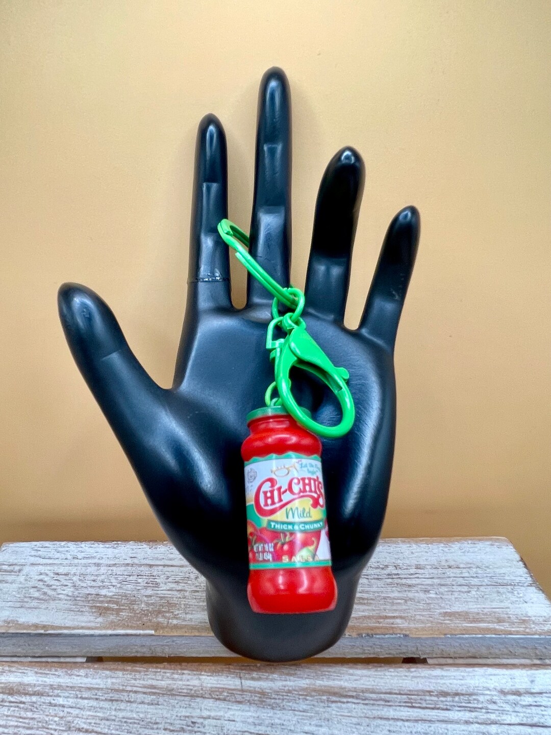 Mini Salsa Jar Keychain: Foodie Gag Gift - Etsy