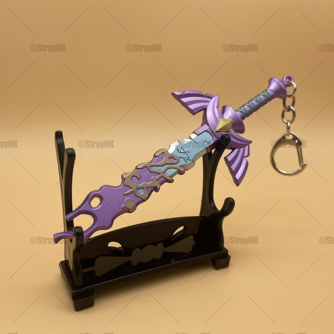 Zelda Keychain Decayed Master Sword Tears of the Kingdom Keychain ...