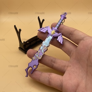 Zelda Keychain Decayed Master Sword Tears of the Kingdom Keychain ...