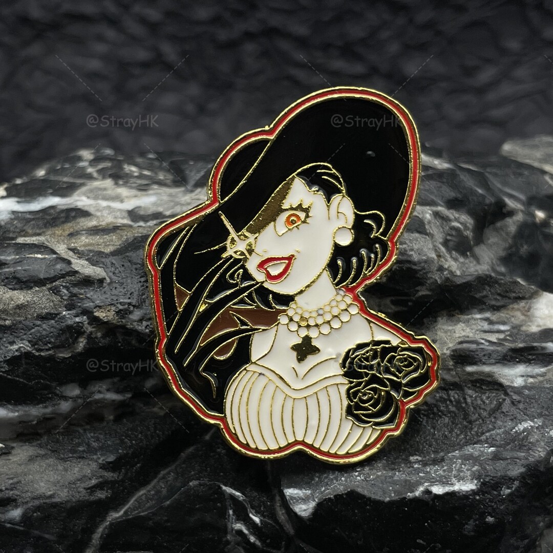 Resident Evil Village Lady Dimitrescu Lapel Bag Enamel Push Pin Badge ...