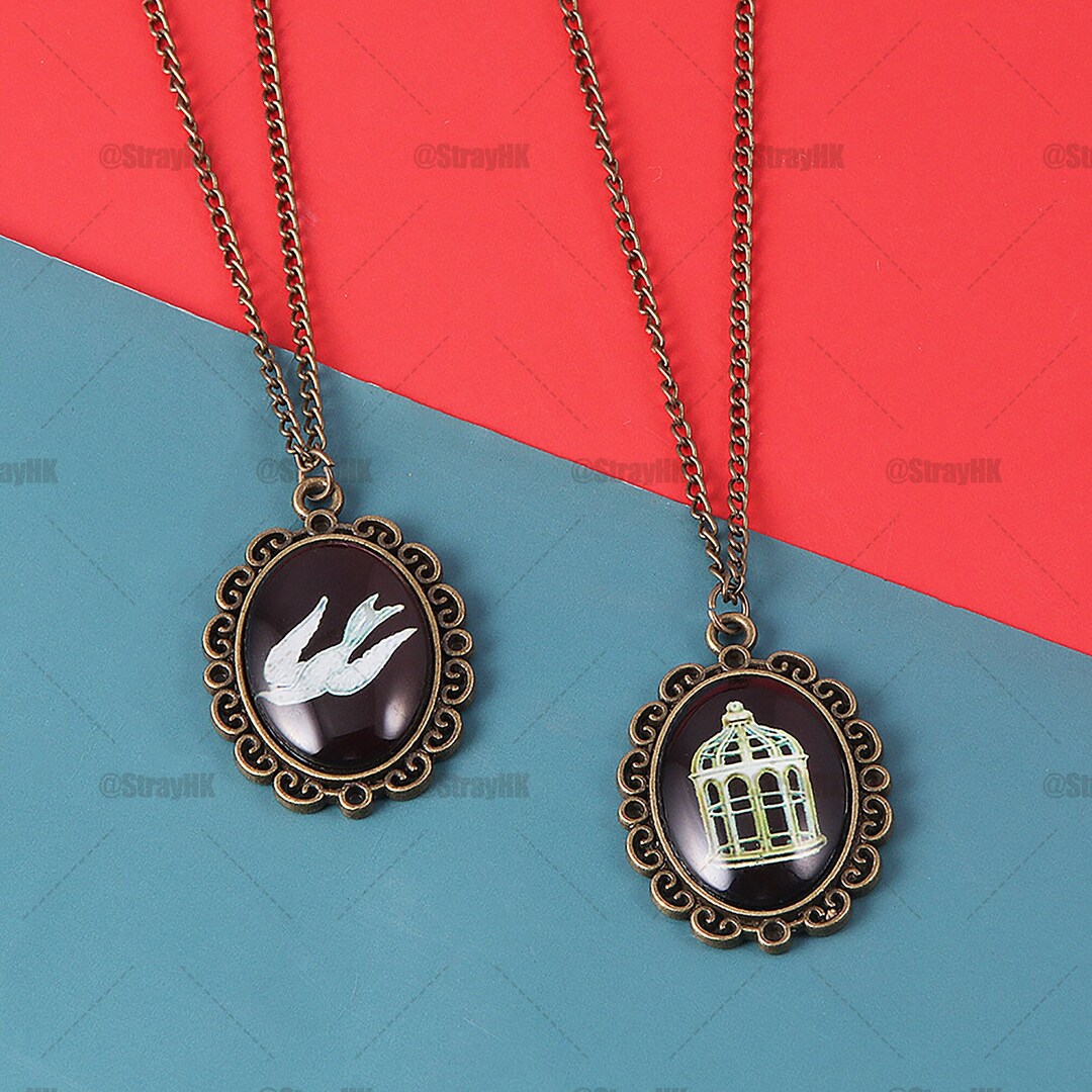 Bioshock Necklace Bird & Birdcage Necklace Pendant Bioshock Infinite ...