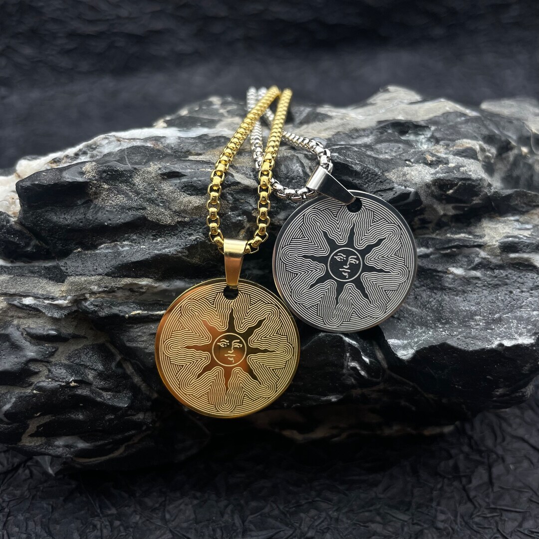 Dark Souls Inspired Necklace Warrior of Sunlight 0.98 Replica Praise ...