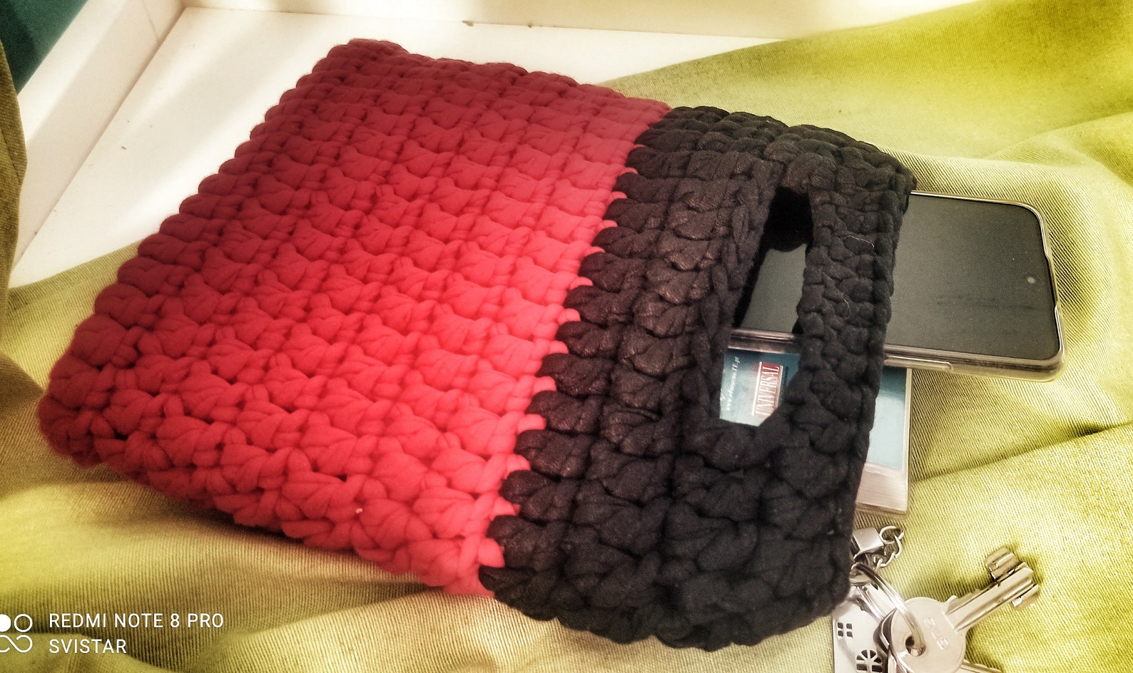 Red Crochet Small Handbag Tablet Case - Etsy