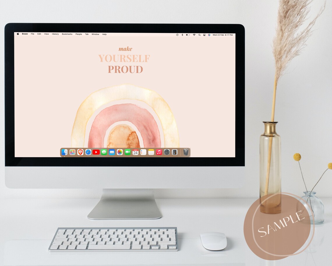 Boho Rainbow Desktop Wallpaper 2024 Boho Desktop Wallpaper Imac ...