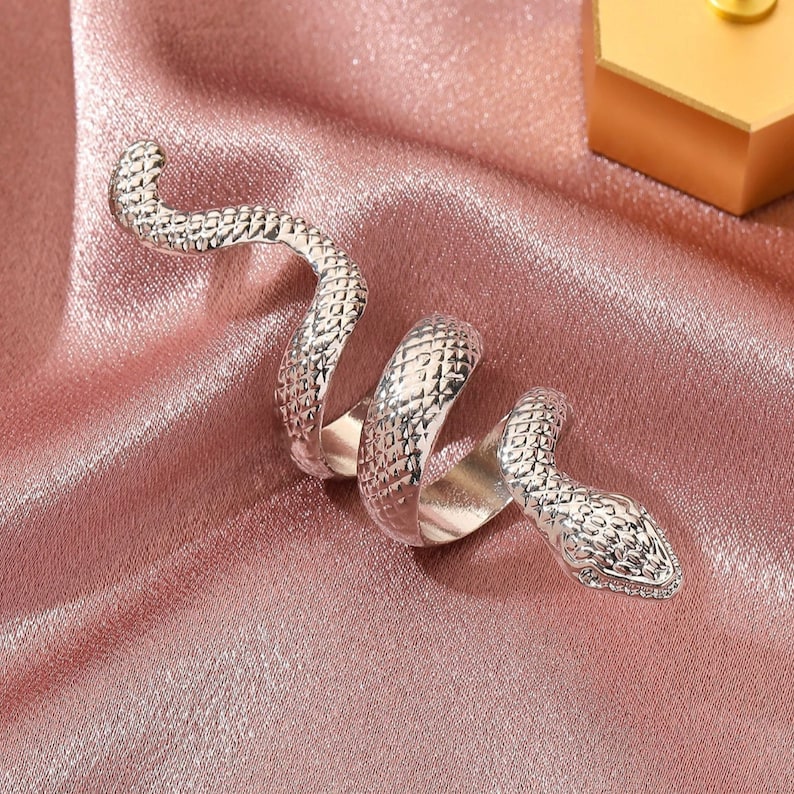 Women Fashion Snake Ring Jewelry Everyday Wear Ring - Etsy