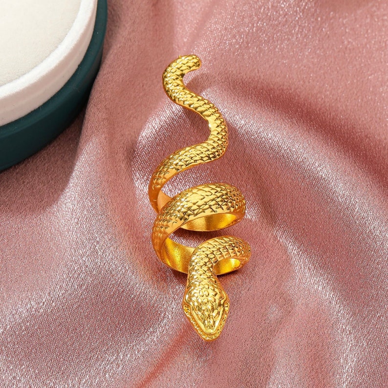 Women Fashion Snake Ring Jewelry Everyday Wear Ring - Etsy