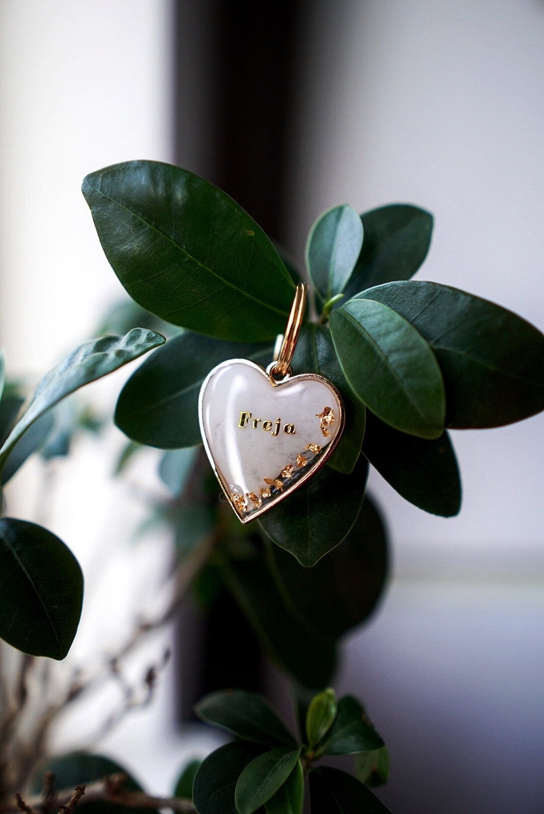 White and Gold Dog Tag | Custom Dog Tag | Personalized Dog Tag ...