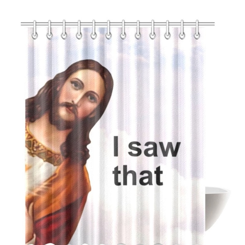 Funny Meme Shower Curtain - Etsy