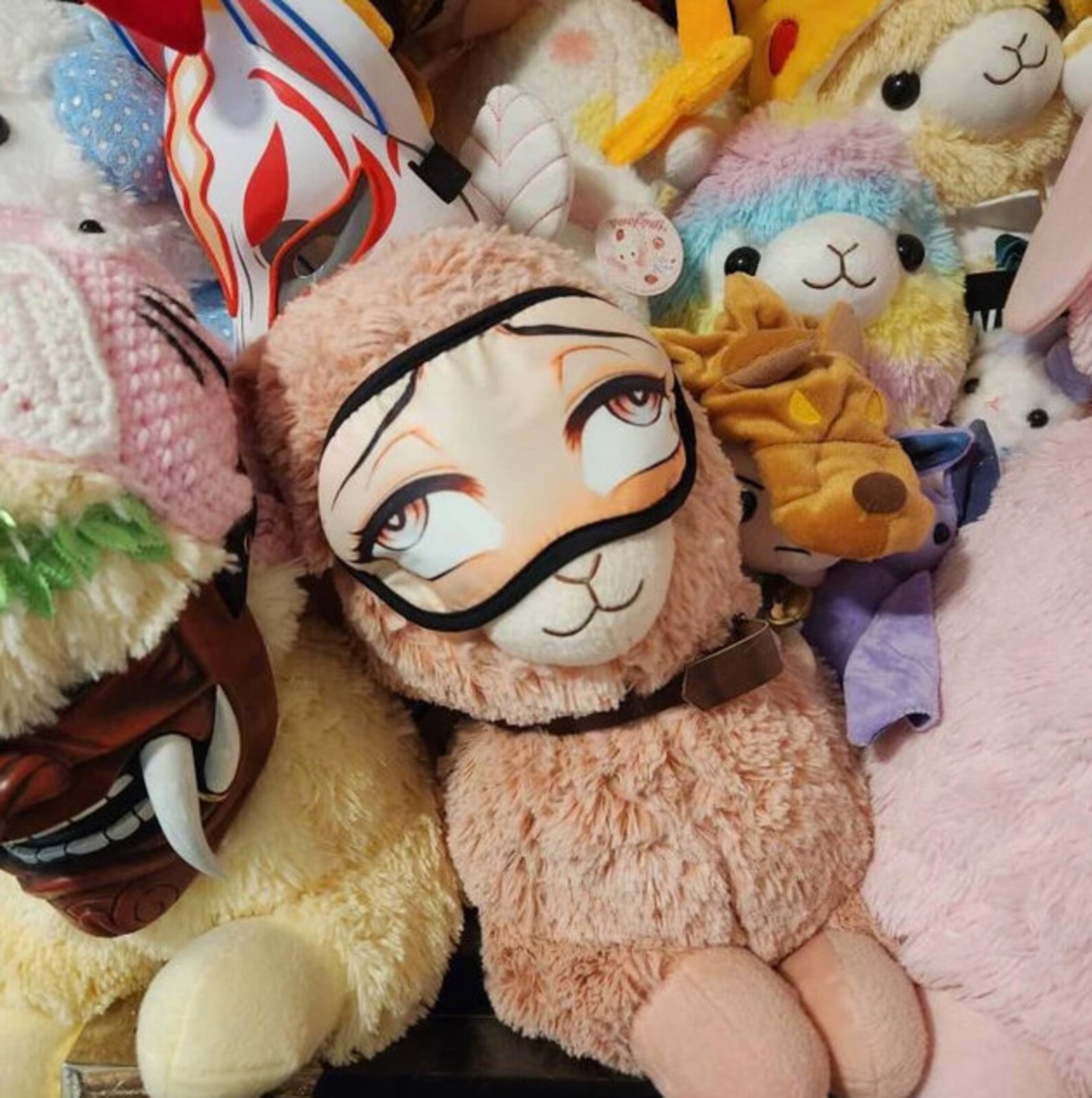 Ahegao Funny Sleeping Mask - Ahegao Girls Eyes - Lewd Faces , Prank ...