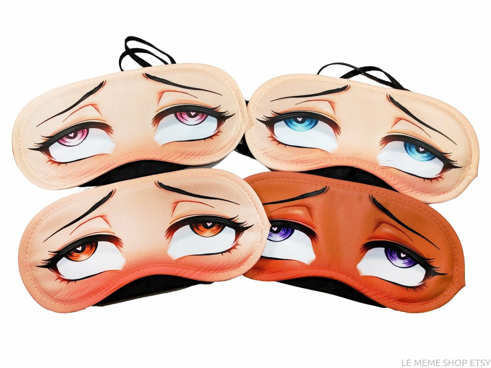 Ahegao Funny Sleeping Mask - Ahegao Girls Eyes - Lewd Faces , Prank ...