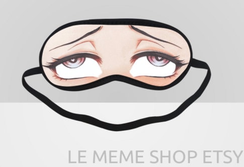 Ahegao Funny Sleeping Mask - Ahegao Girls Eyes - Lewd Faces , Prank ...