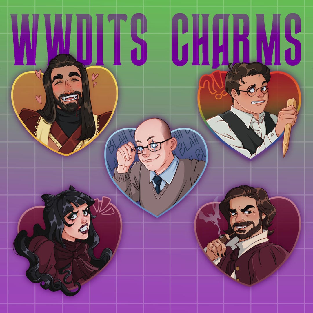 WWDITS Charms || What We Do in the Shadows || 2.5 Inch Epoxy Keychain ...