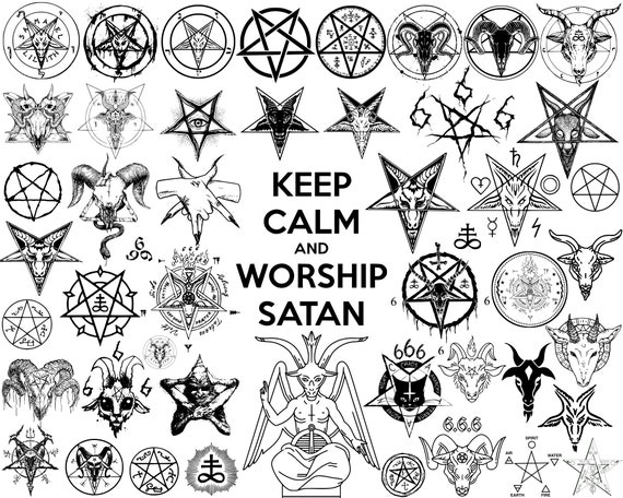 Satan Symbol Tattoos