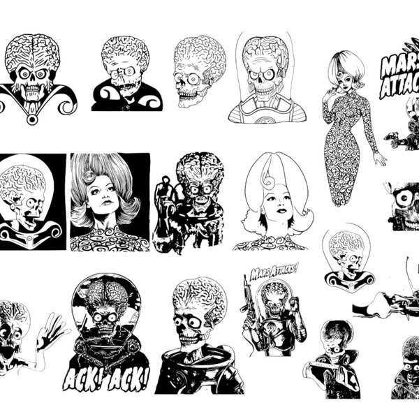 Mars Attacks - Etsy