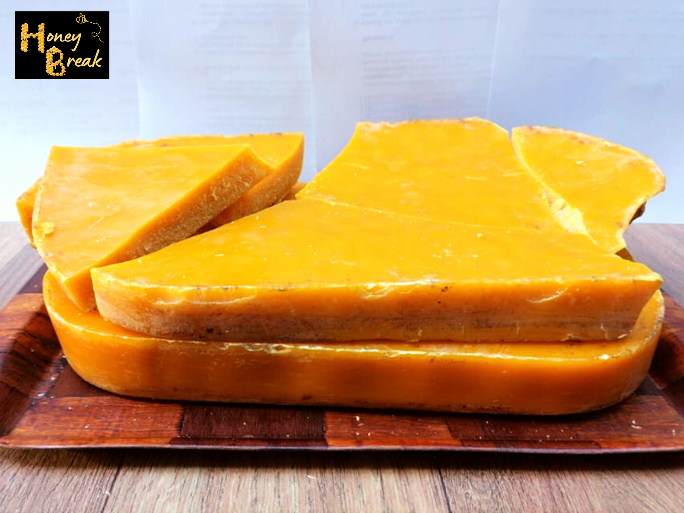 100% Clean - Bees Wax Blocks, Raw and Natural Bee Wax/ DIY Wax for ...