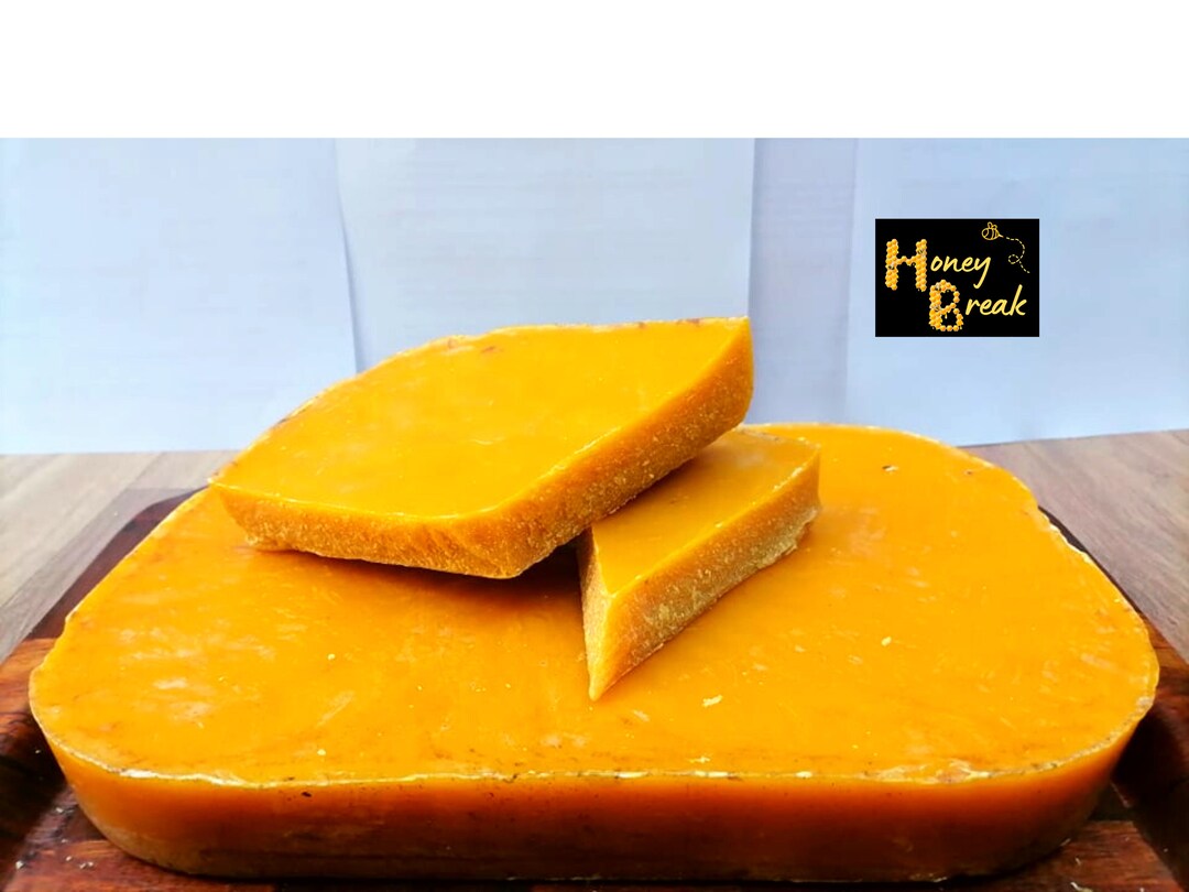 100% Clean - Bees Wax Blocks, Raw and Natural Bee Wax/ DIY Wax for ...