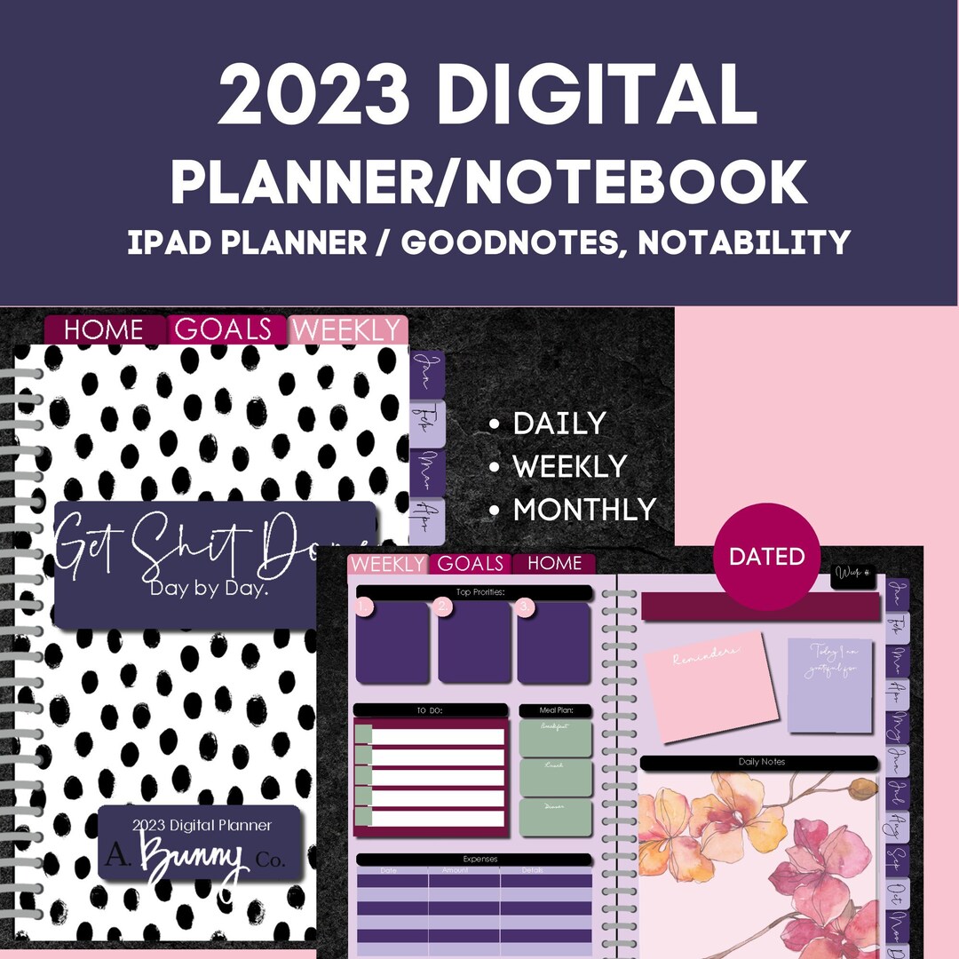 2023 Digital Planner - Digital Planning, Goodnotes Planner, Notability ...