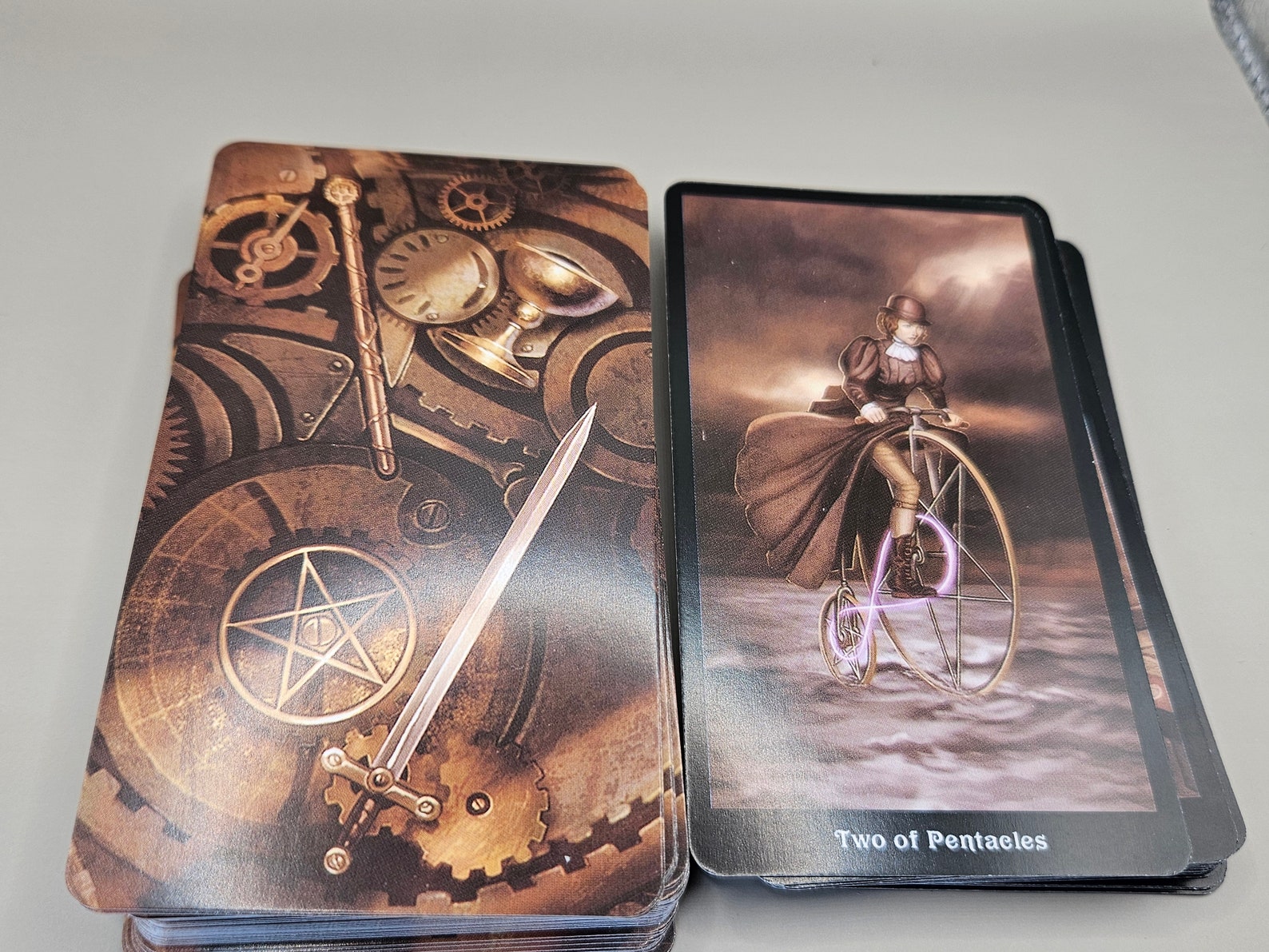 De Steampunk Tarot Kaarten Set, 78 Kaarten - Etsy
