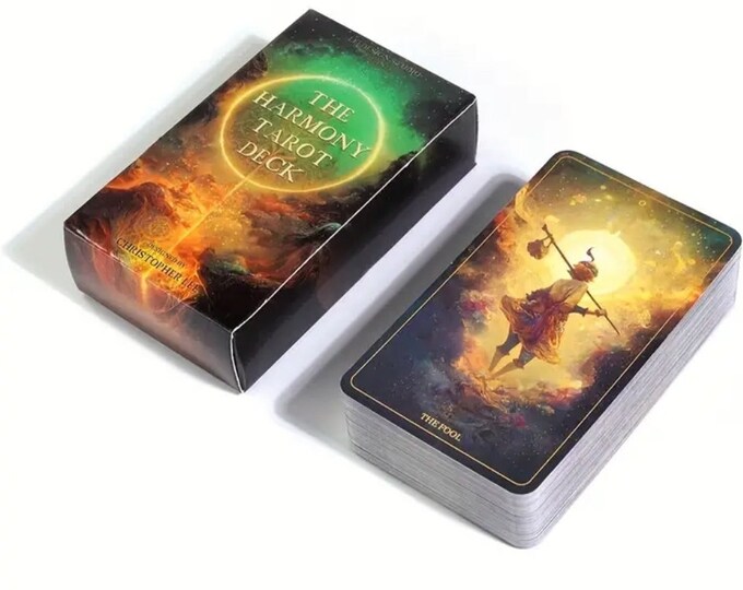 The Harmony Tarot Deck, Christopher Lee. Tarot kaarten - Etsy 日本