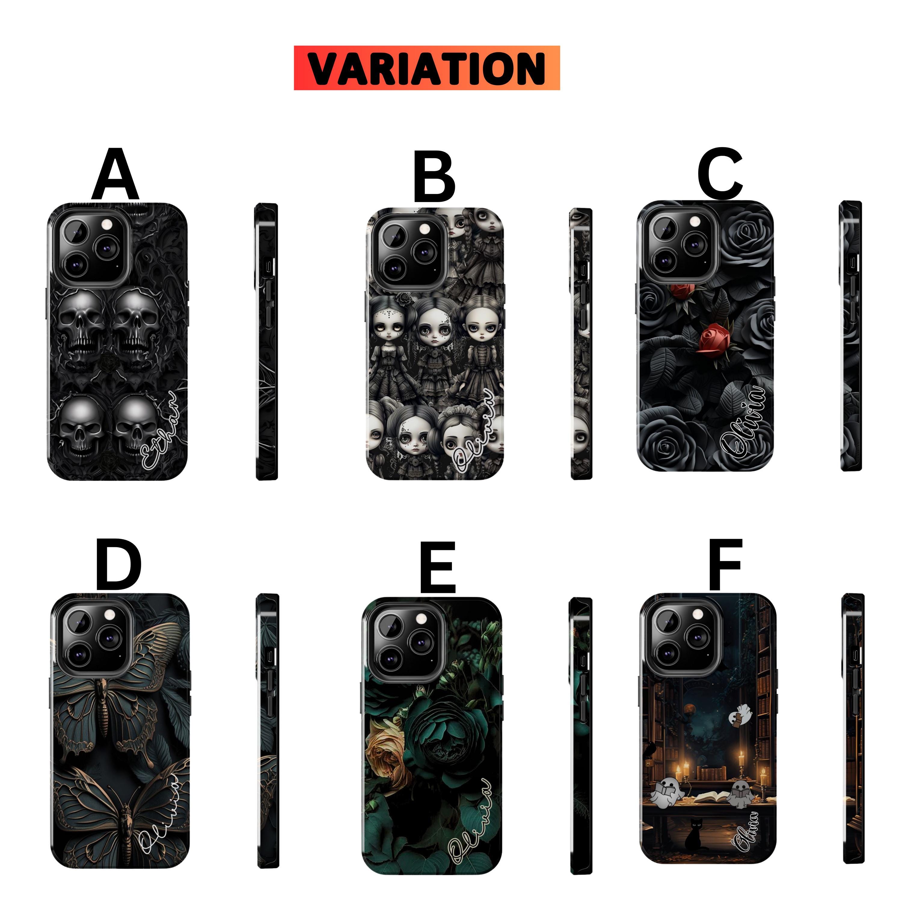 Dark Academia, Whimsigoth Personalized Halloween Phone Case for iPhone ...