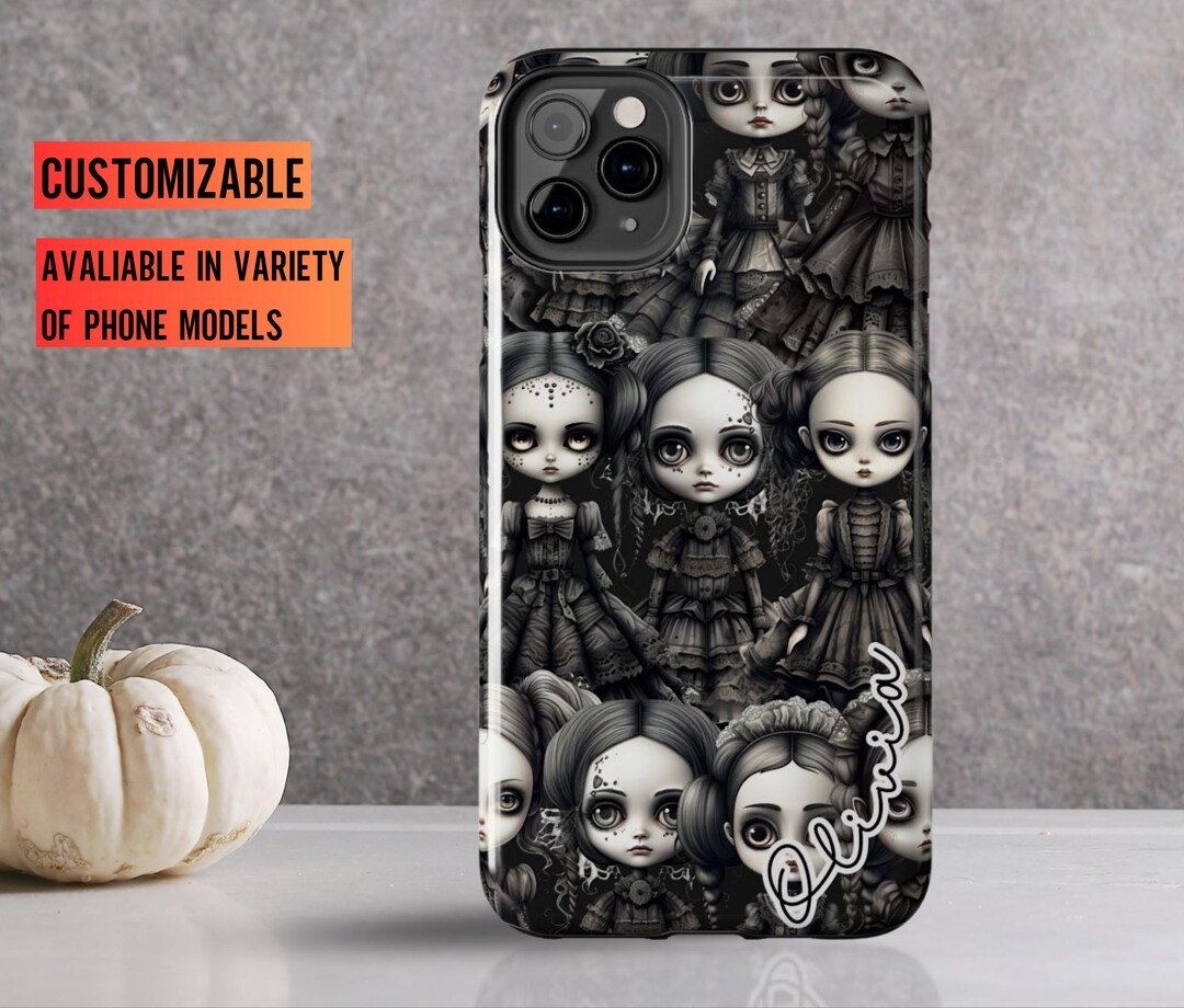 Dark Academia, Whimsigoth Personalized Halloween Phone Case for iPhone ...