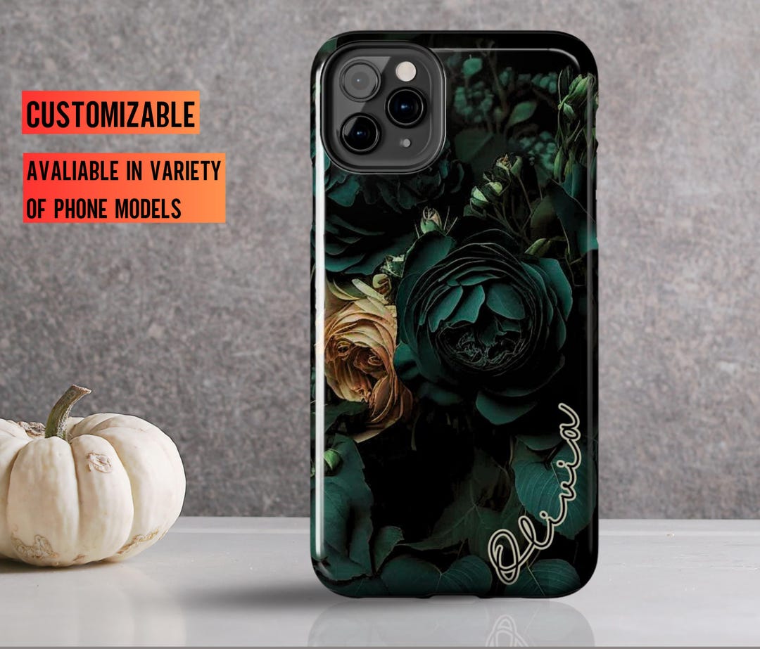 Dark Academia, Whimsigoth Personalized Halloween Phone Case for iPhone ...