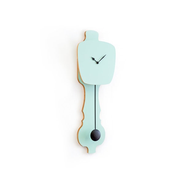Mint Green Clock - Etsy