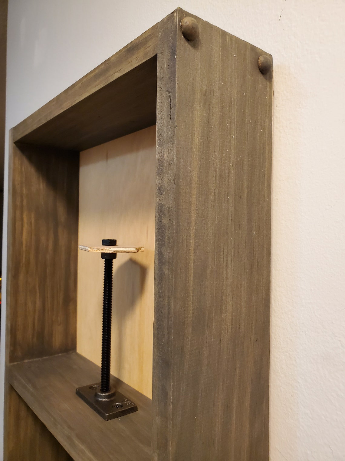 Grey/natural 3 Vertical Shadowbox for Glove Collection. Great for ...