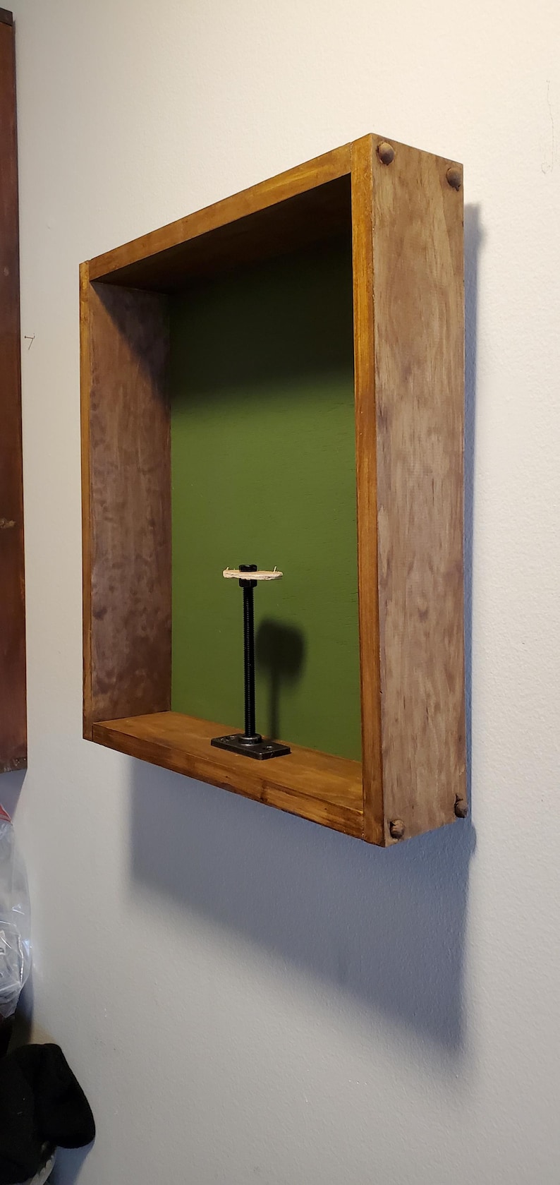 PRIVATE SALE: LARGE Shadowbox "blank" for Mounting Personal Vintage ...