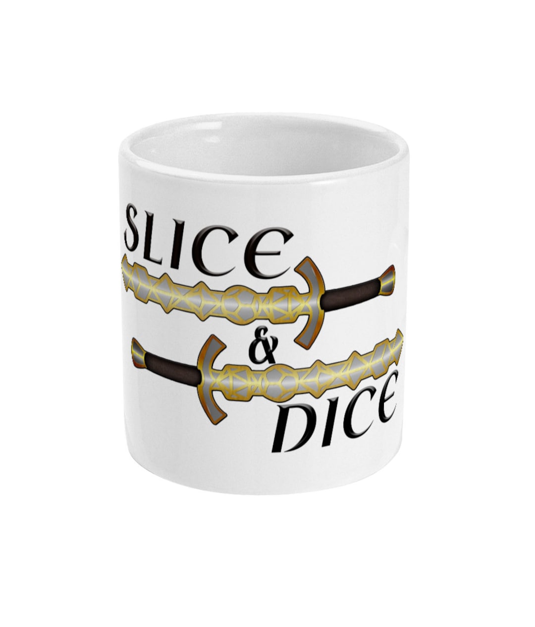 SLICE AND DICE Coffee Mug -dungeons and Dragons Cup- Dnd-d and D Mug ...