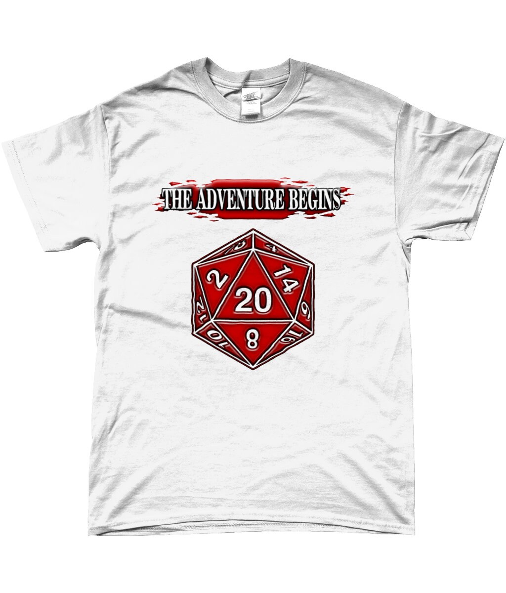 Dungeons and Dragons T-shirt - Dnd the Adventure Begins DM T-shirt - D ...