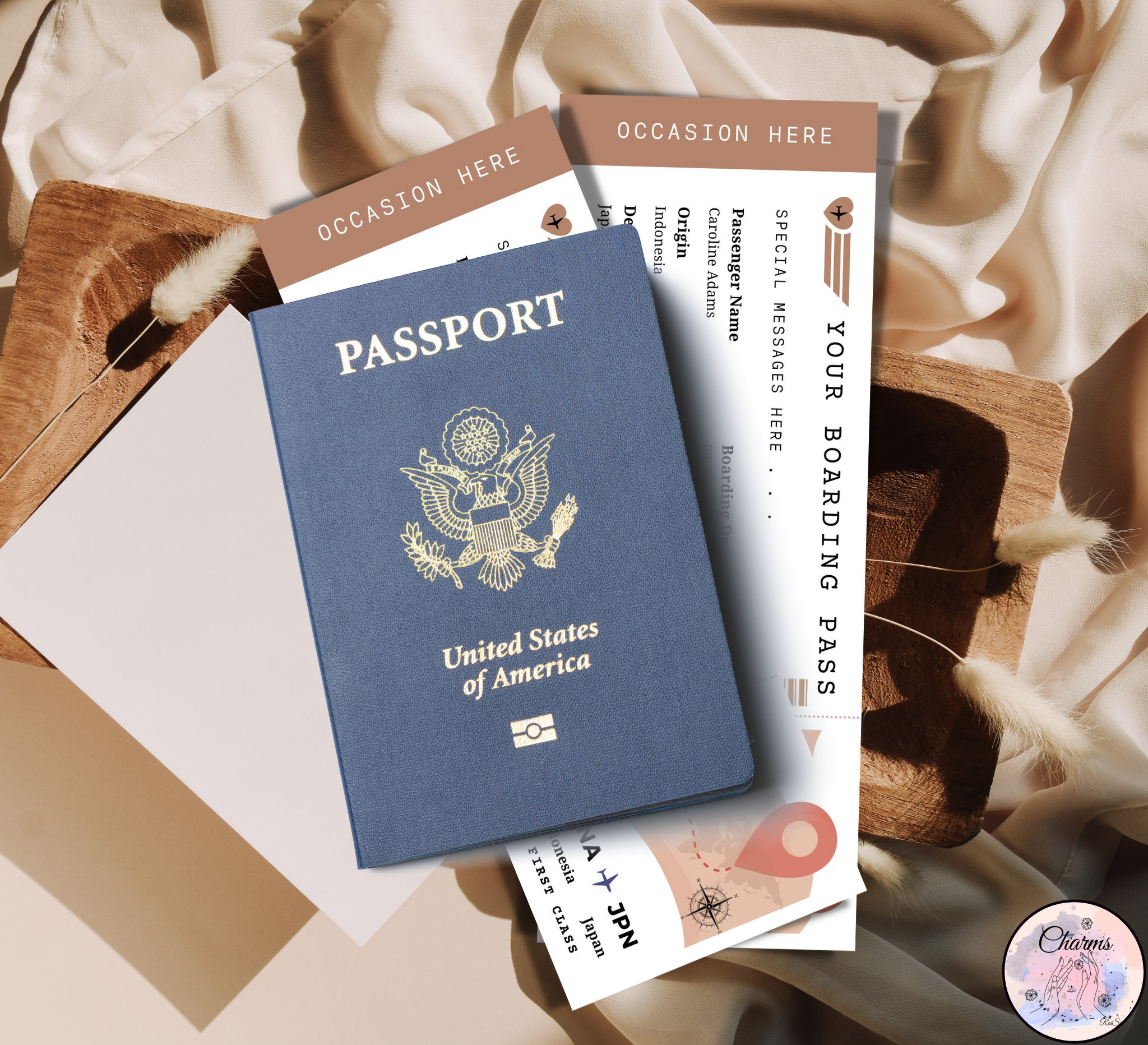 Ticket to Ride Airline Ticket Custom Boarding Pass Save the - Etsy