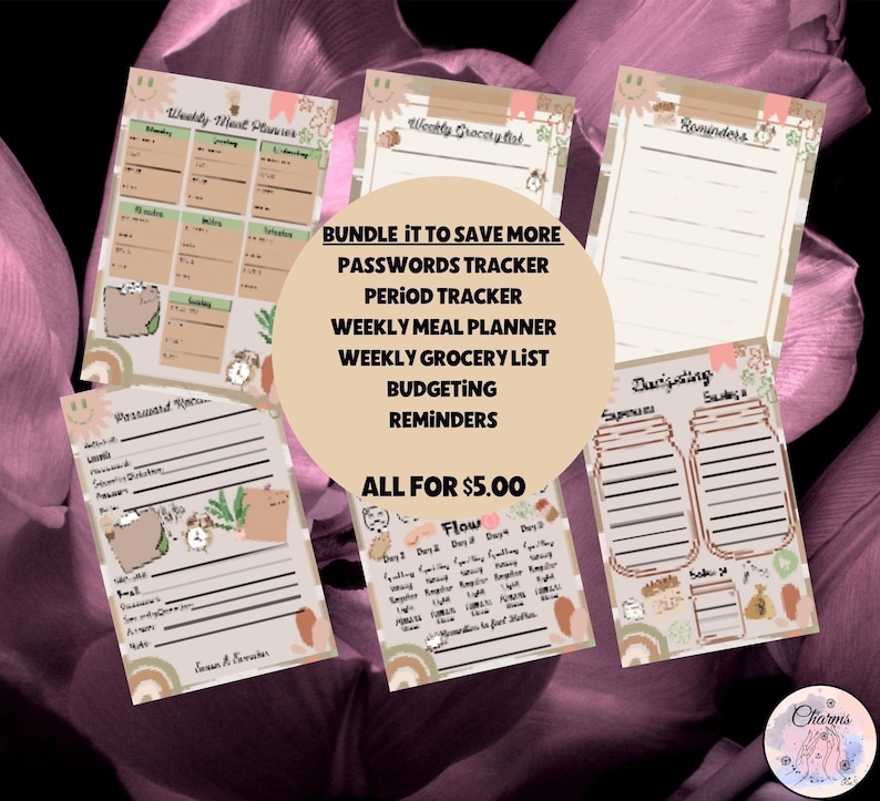 Digital Grocery Shopping List, Grocery List Template, Printable Grocery ...