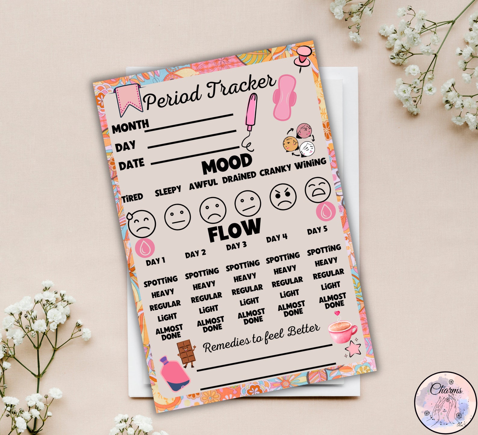 Period Tracker Printables, Period Journal, Period Recorder, Period Kit ...