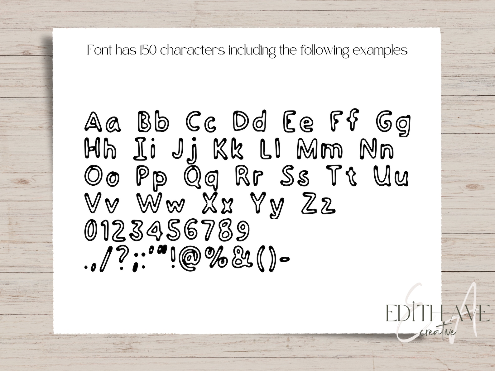 Font Handwritten Font Handwriting Font Outline Font - Etsy