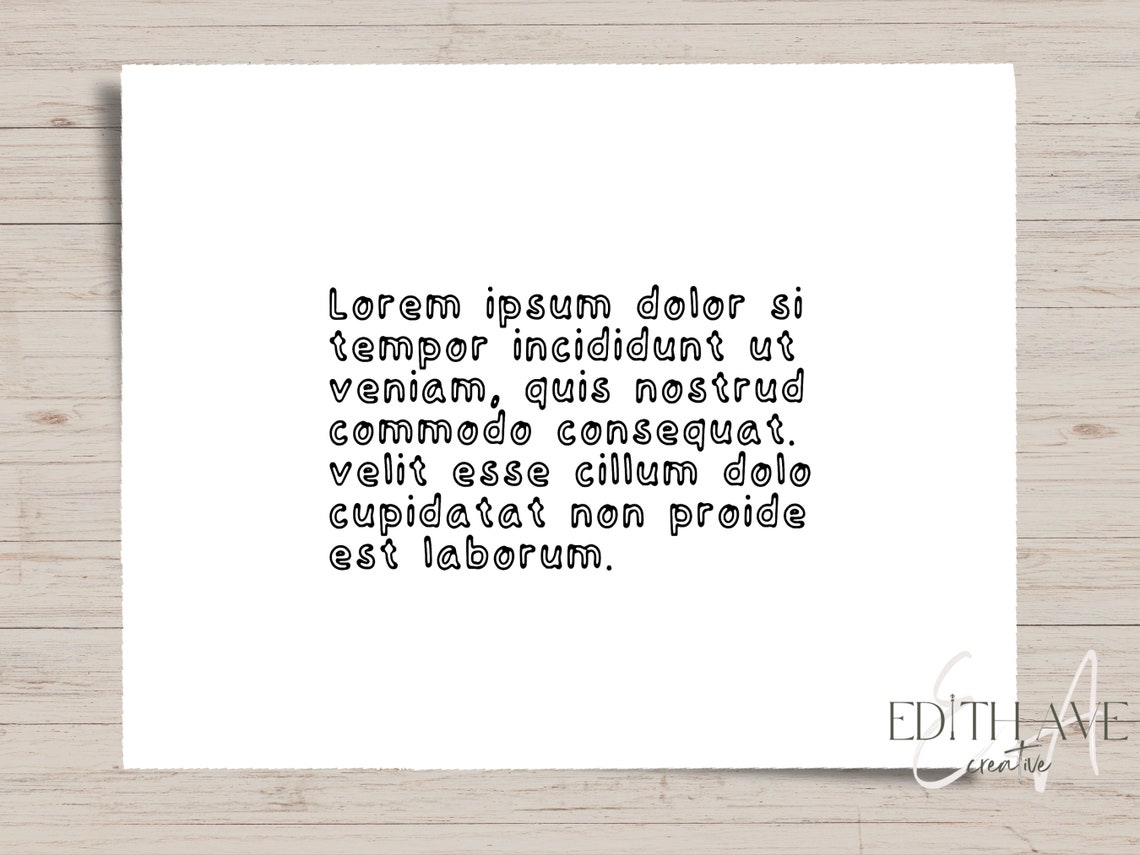 Font Handwritten Font Handwriting Font Outline Font - Etsy