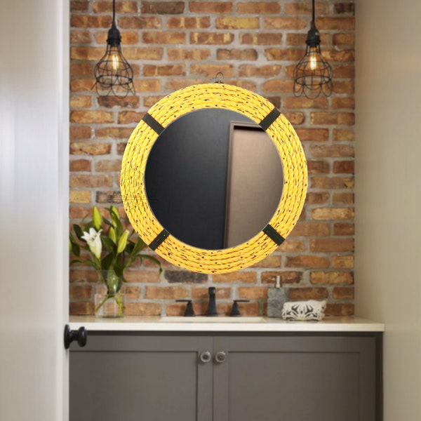 Rope Mirror - Etsy