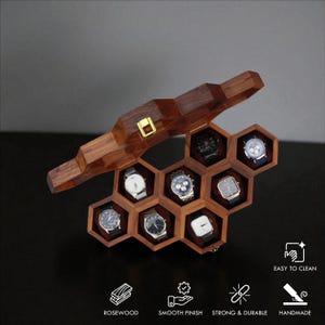 Customizable Vintage Wooden Watch Box, Jewelry Case for Women ...