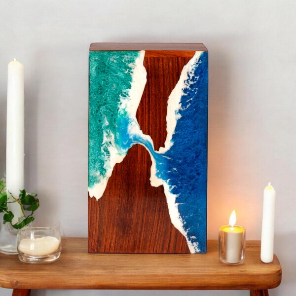 Wooden Cremation Urn - Etsy