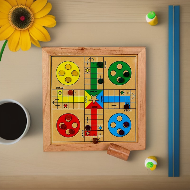 Wooden Vintage Ludo - Etsy