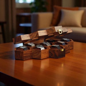 Customizable Vintage Wooden Watch Box, Jewelry Case for Women ...