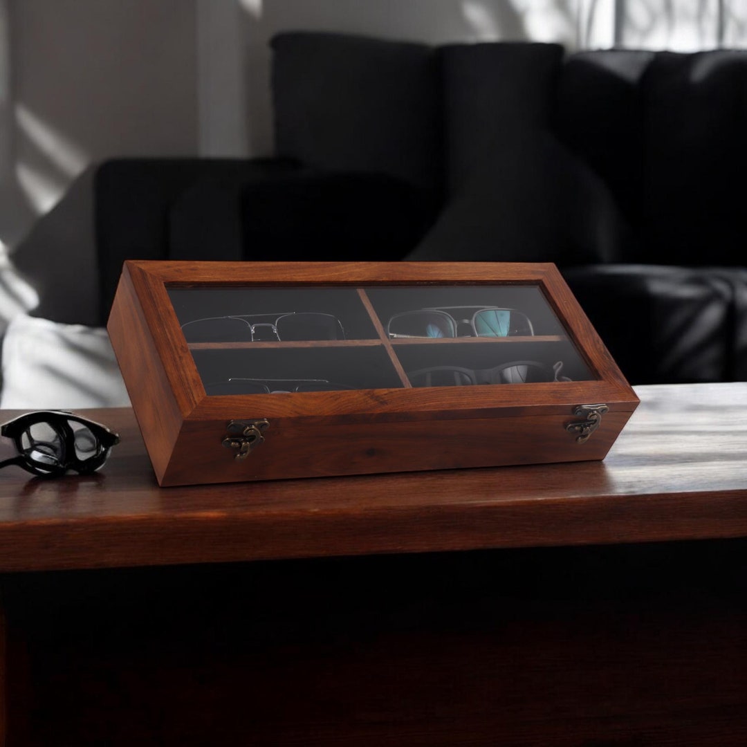 Wooden Box for Sunglasses, Sunglasses Box, Custom Sunglasses Case, Box ...