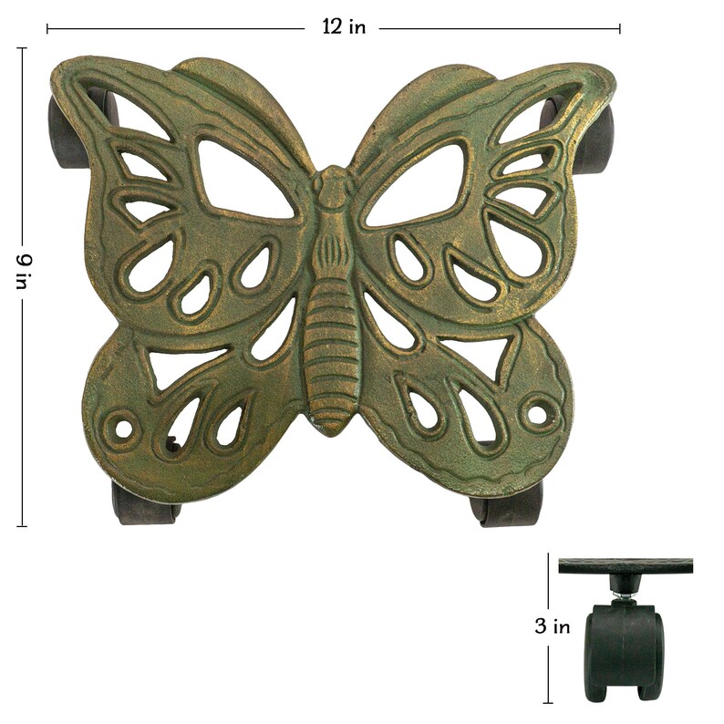 Luxurious and Elegant Golden Butterfly Metal Plant Stand Available ...